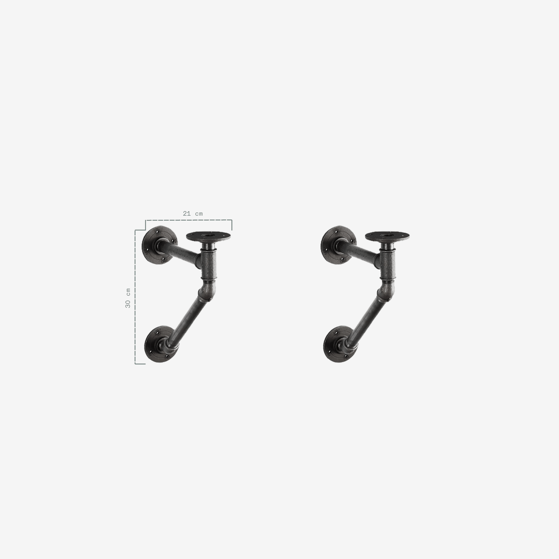 RackBuddy Wesley - Upphängningsset av järnrör